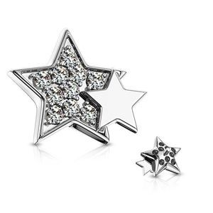 Jewelry | Surgical Grade Stainless Steel Dermal Stud Star | Poshmark